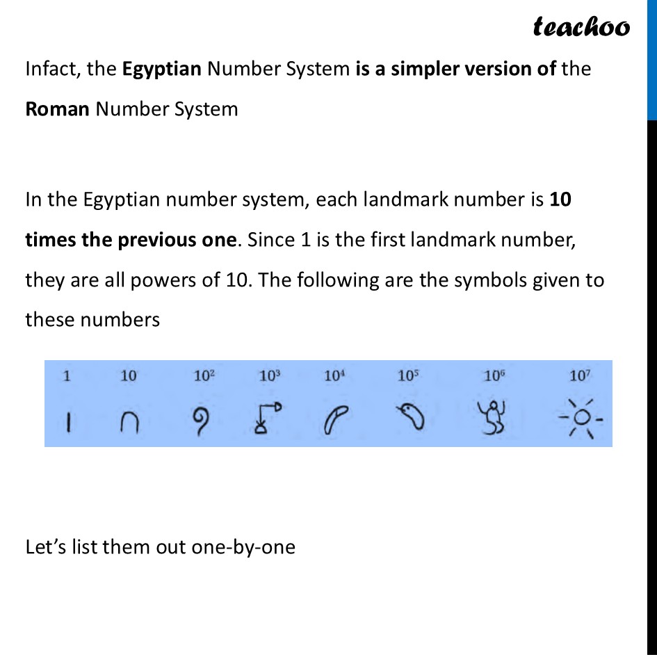 Egyptian Number System - Meaning, Value and Symbol [Ganita Prakash]