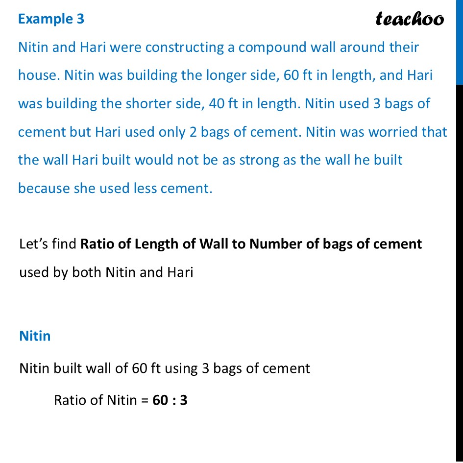 Nitin and Hari were constructing a compound wall around their house