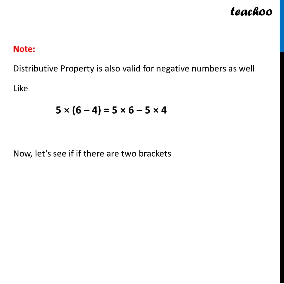 Distributive Property - Chapter 6 Class 8 - Ganita Prakash - Teachoo
