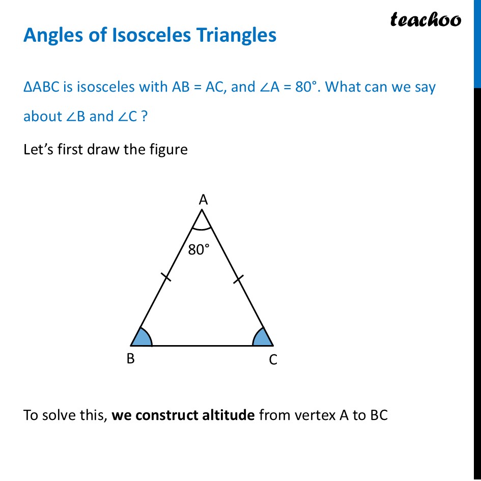 [Maths] Angles of Isosceles Triangles - with Examples - Class 7 Part 2