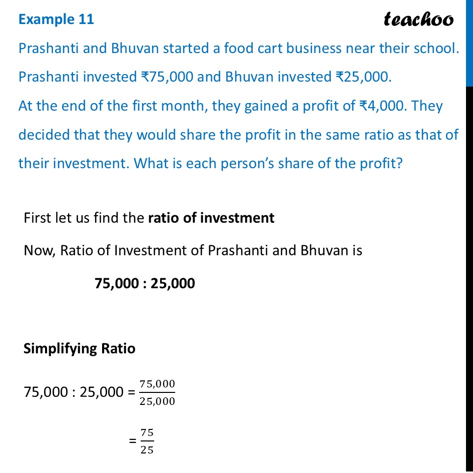 Prashanti and Bhuvan started a food cart business near their school