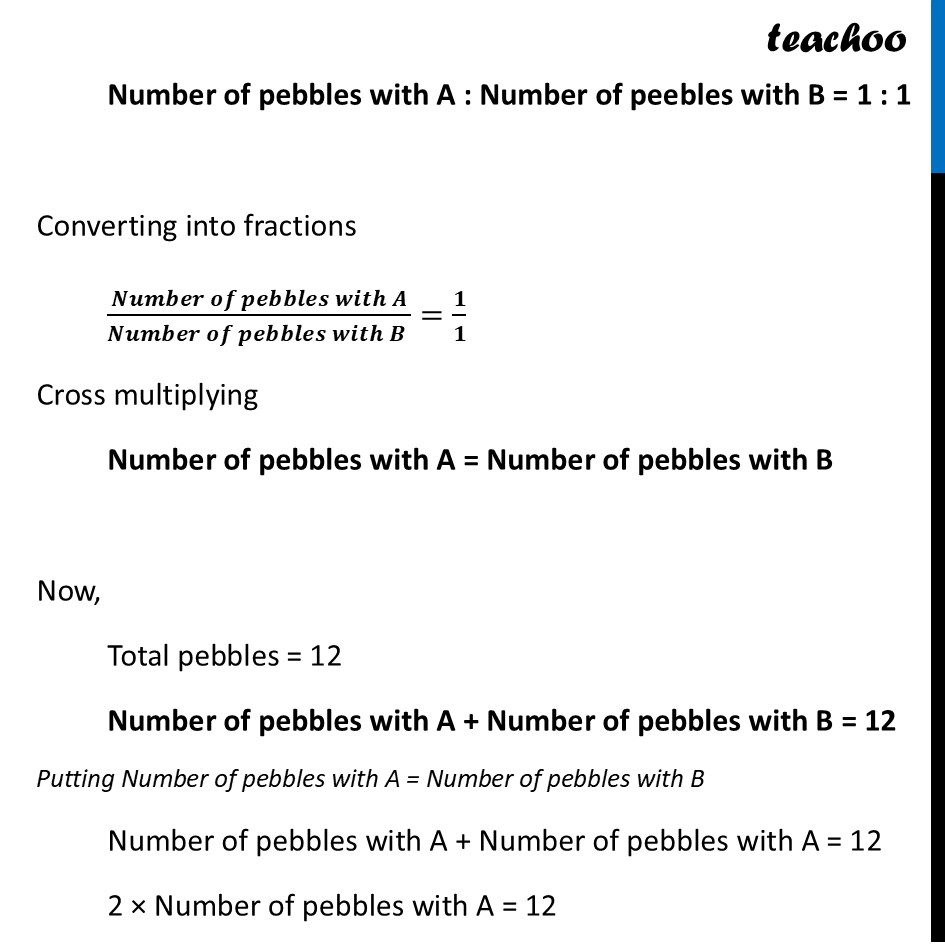 [Activity 3] Form a pair. Collect 12 countable objects or counters