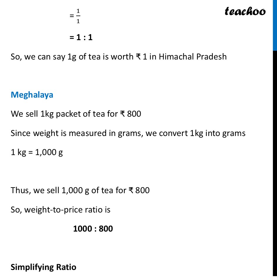 A small farmer in Himachal Pradesh sells each 200 g packet of tea