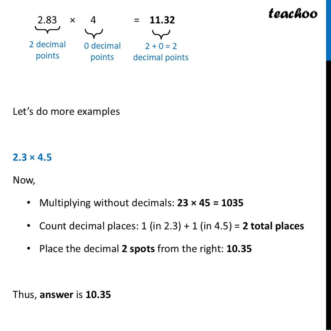Decimal Multiplication - Explanation with 4+ Examples [Ganita Prakash]