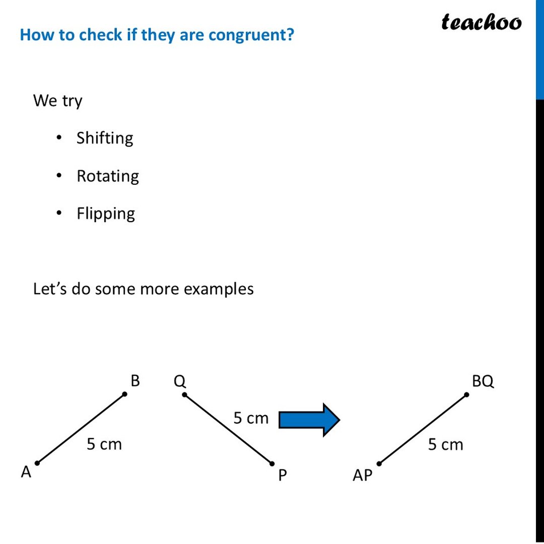 Congruency - Definition, How to check - with Examples - Class 7 Part 2