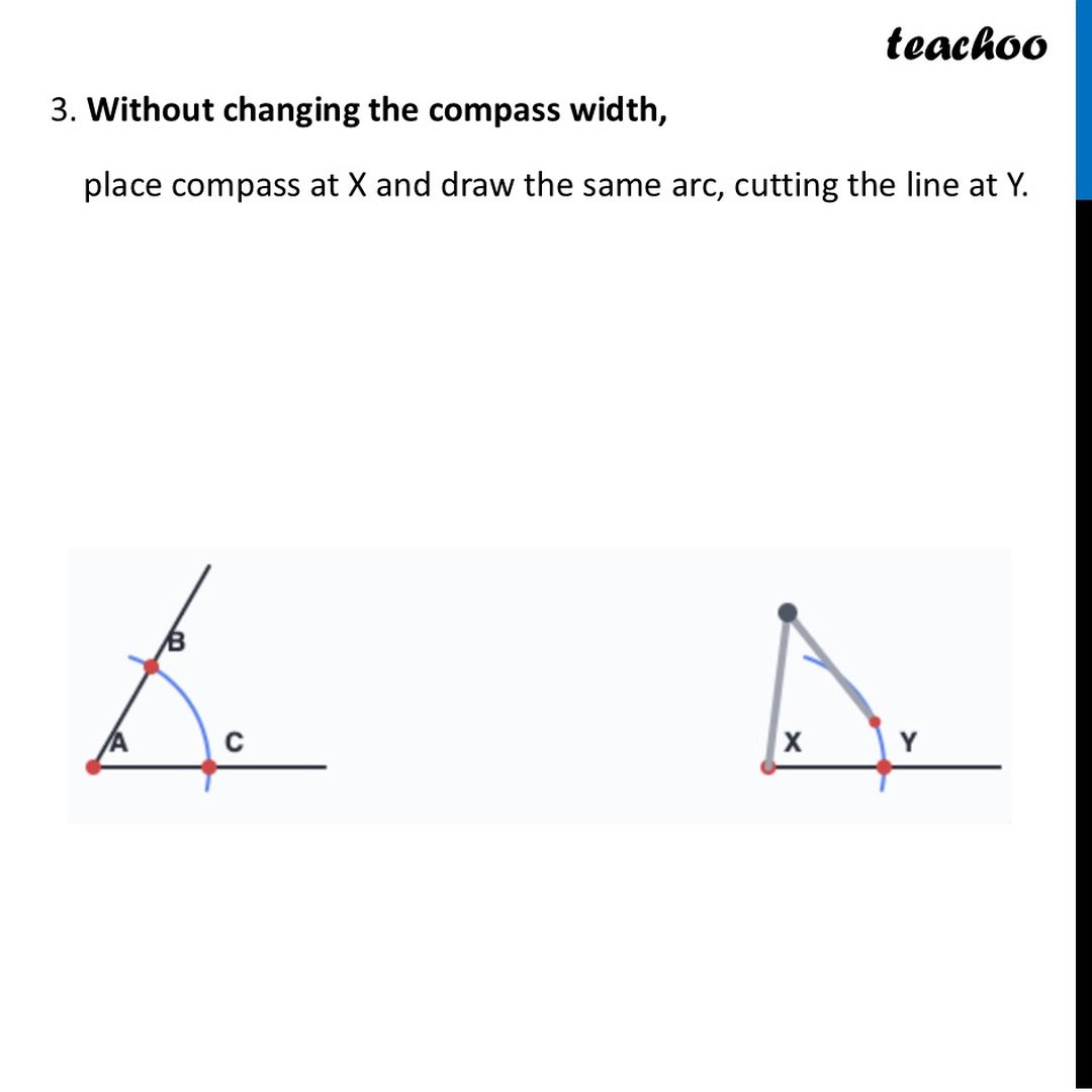 Constructing Copy of an Angle - Explanation + Worksheet - Teachoo