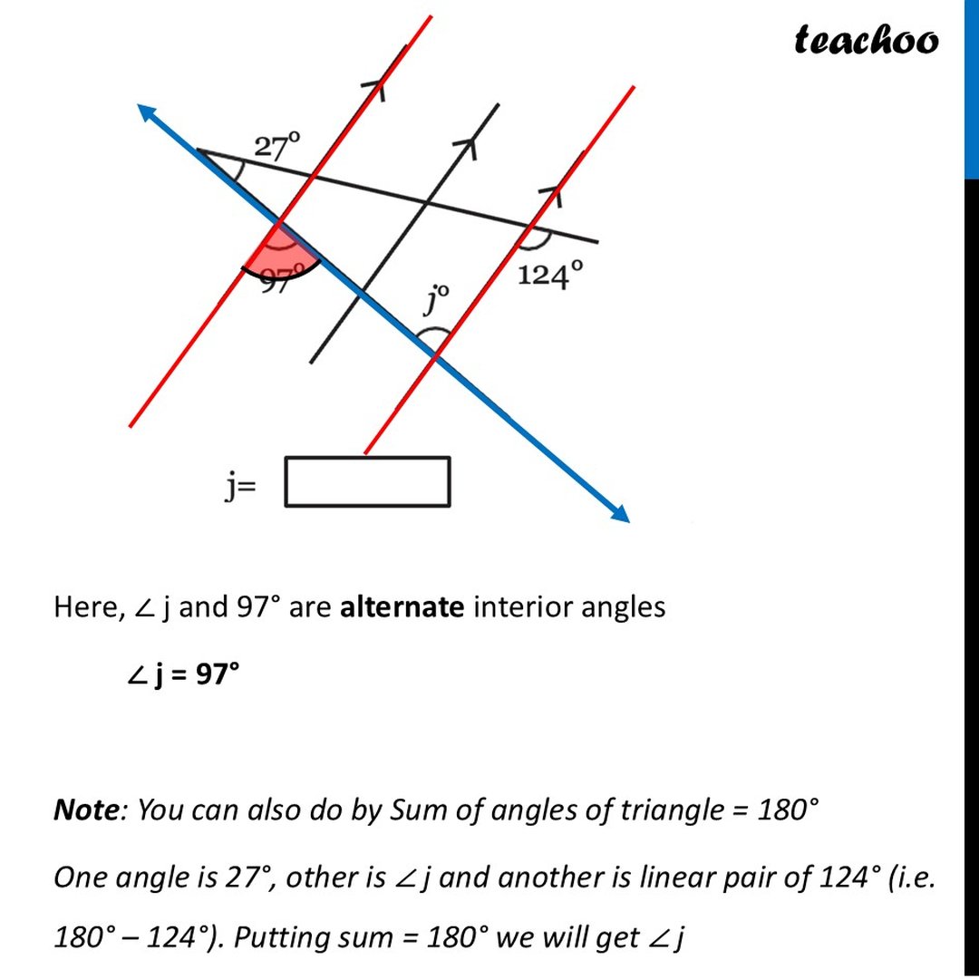 Find the angles marked below (Class 7 Parallel and Intersecting Lines)