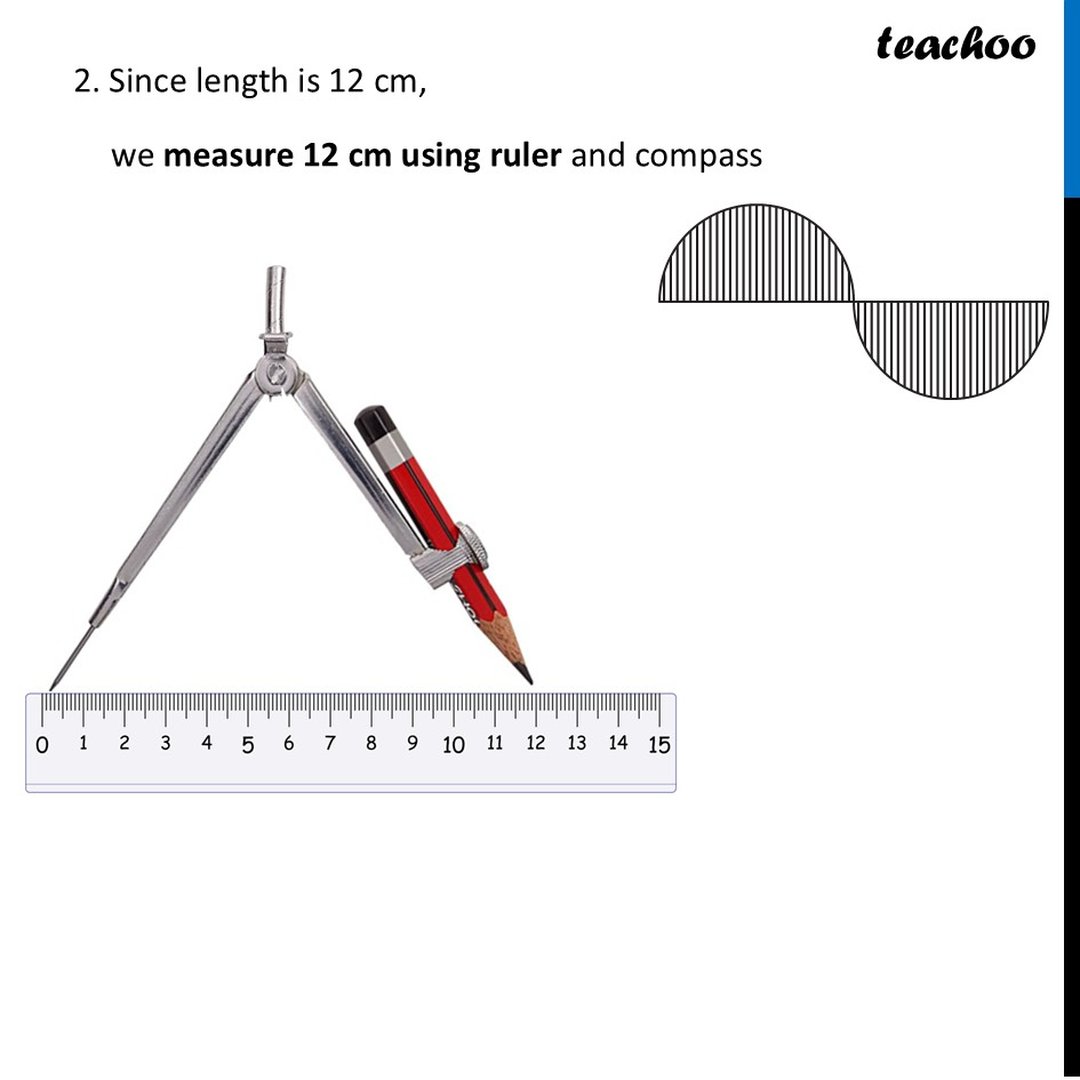 Take a central line of a different length and try to draw the wave on