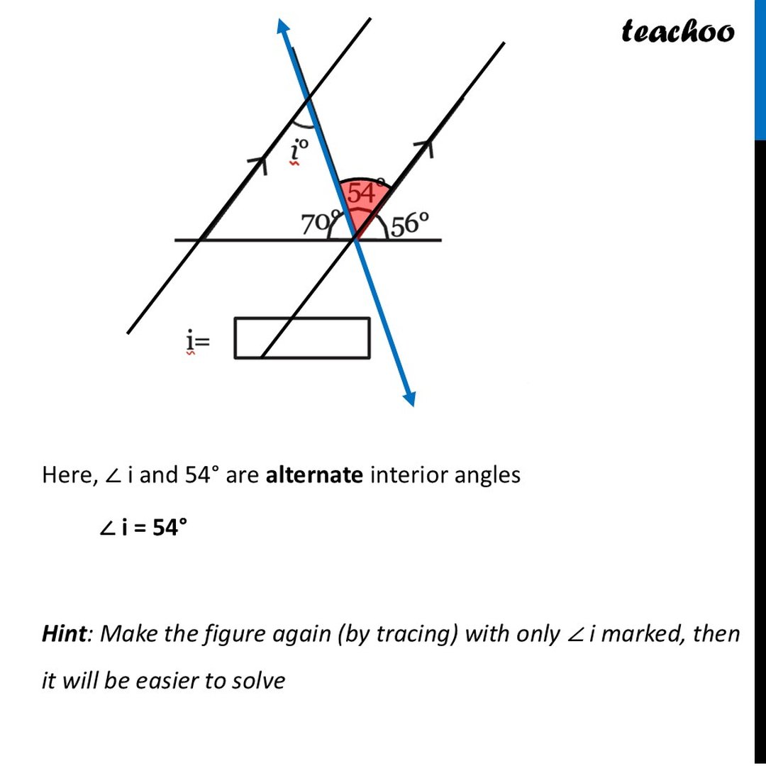 Find the angles marked below (Class 7 Parallel and Intersecting Lines)