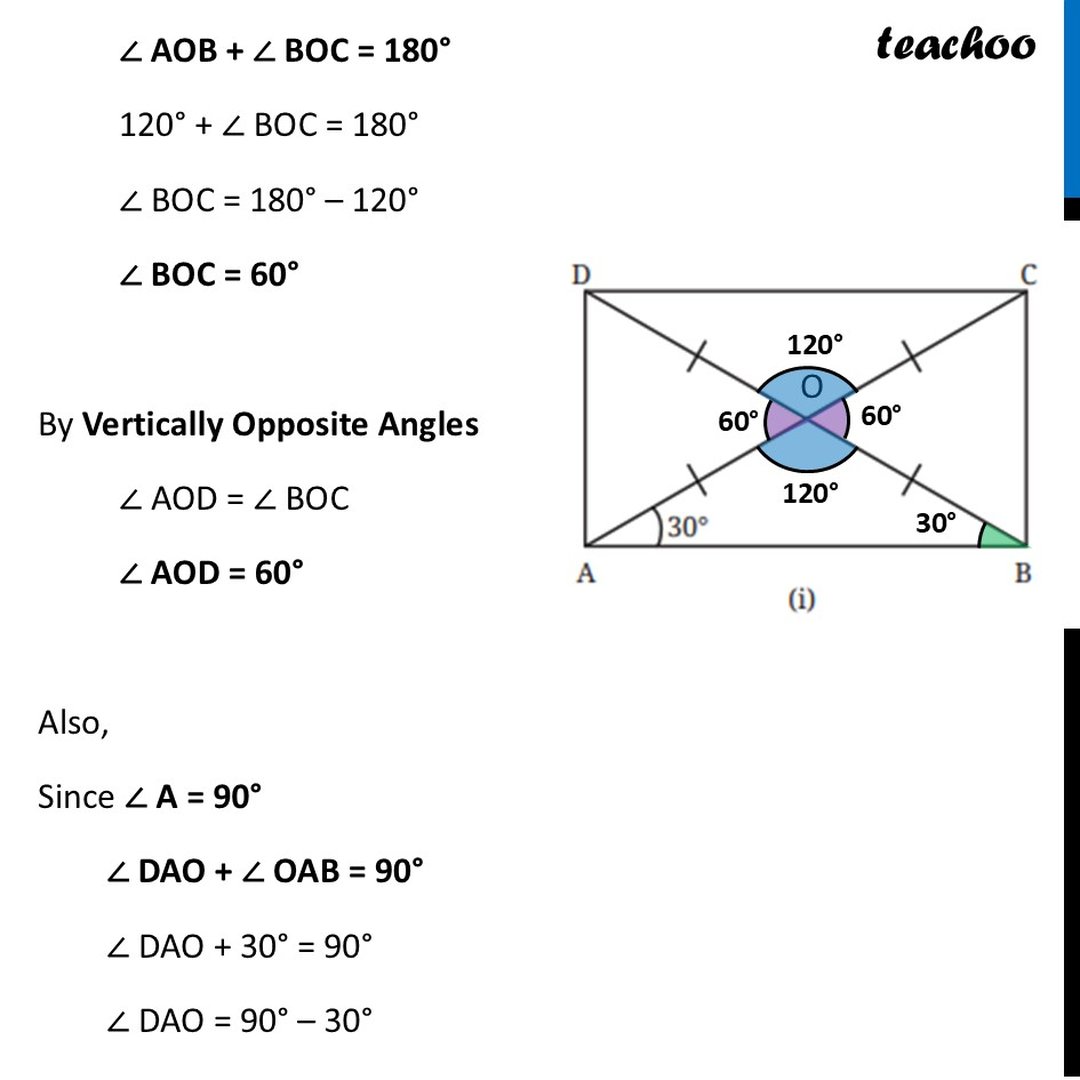 [Class 8] Find all the other angles inside the following rectangles.