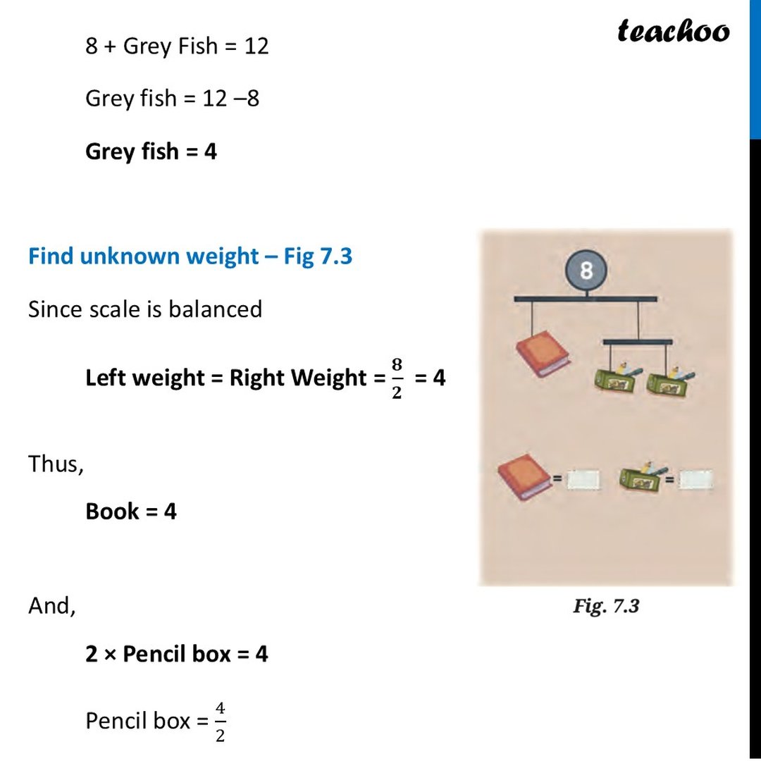 Unknown Weights [Class 7 Finding The Unknown] - Ganita Prakash II