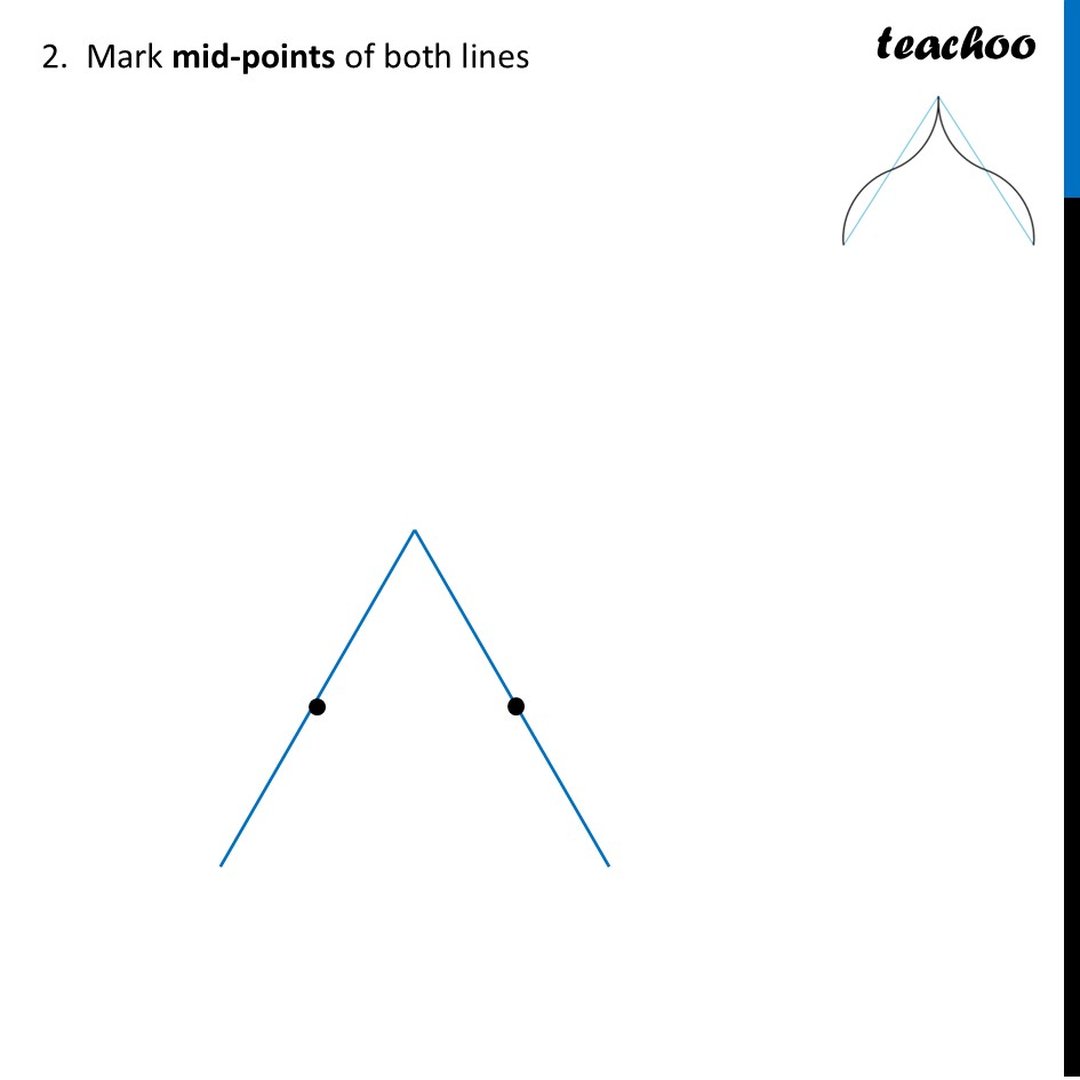 A Pointed Arch - Construction with Steps [Chapter 6 Class 7 Ganita II]