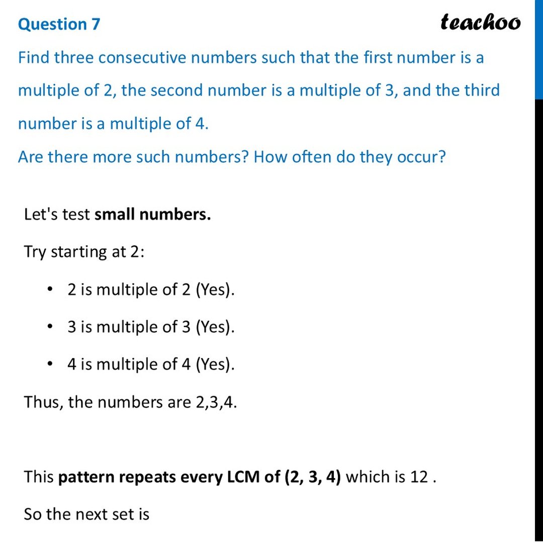 [Class 8] Find three consecutive numbers such that the first number is