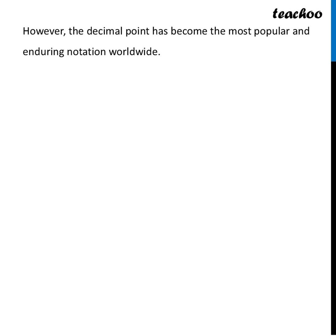 A Pinch of History–Decimal Notation Over Time [Explained in detail]