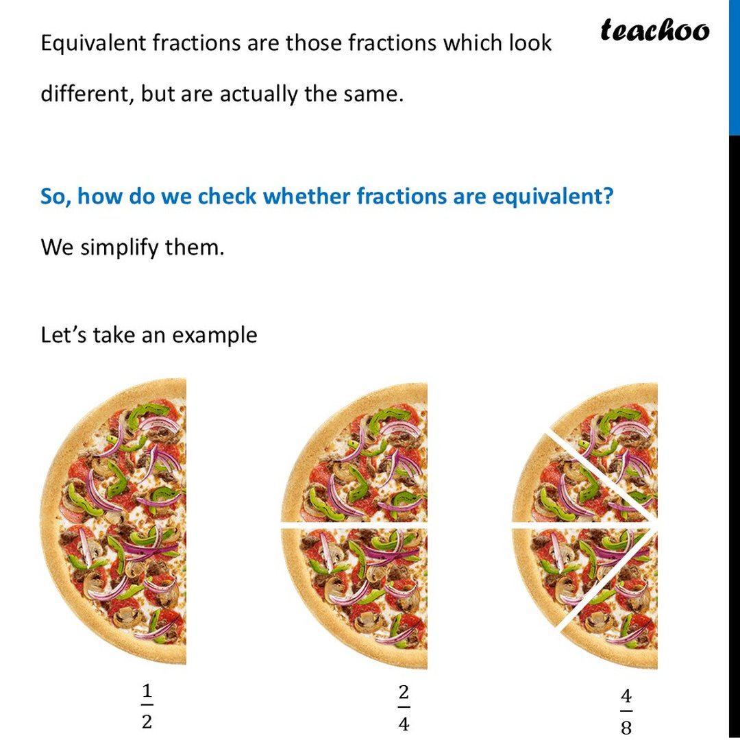 Equivalent Fractions - Definition, Examples (with Visualisation)