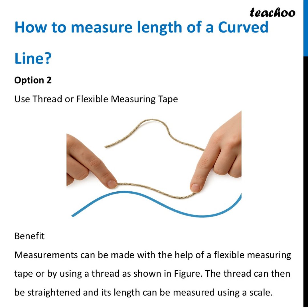 How to measure length of a Curved Line? [Class 6 Curiosity] - Teachoo