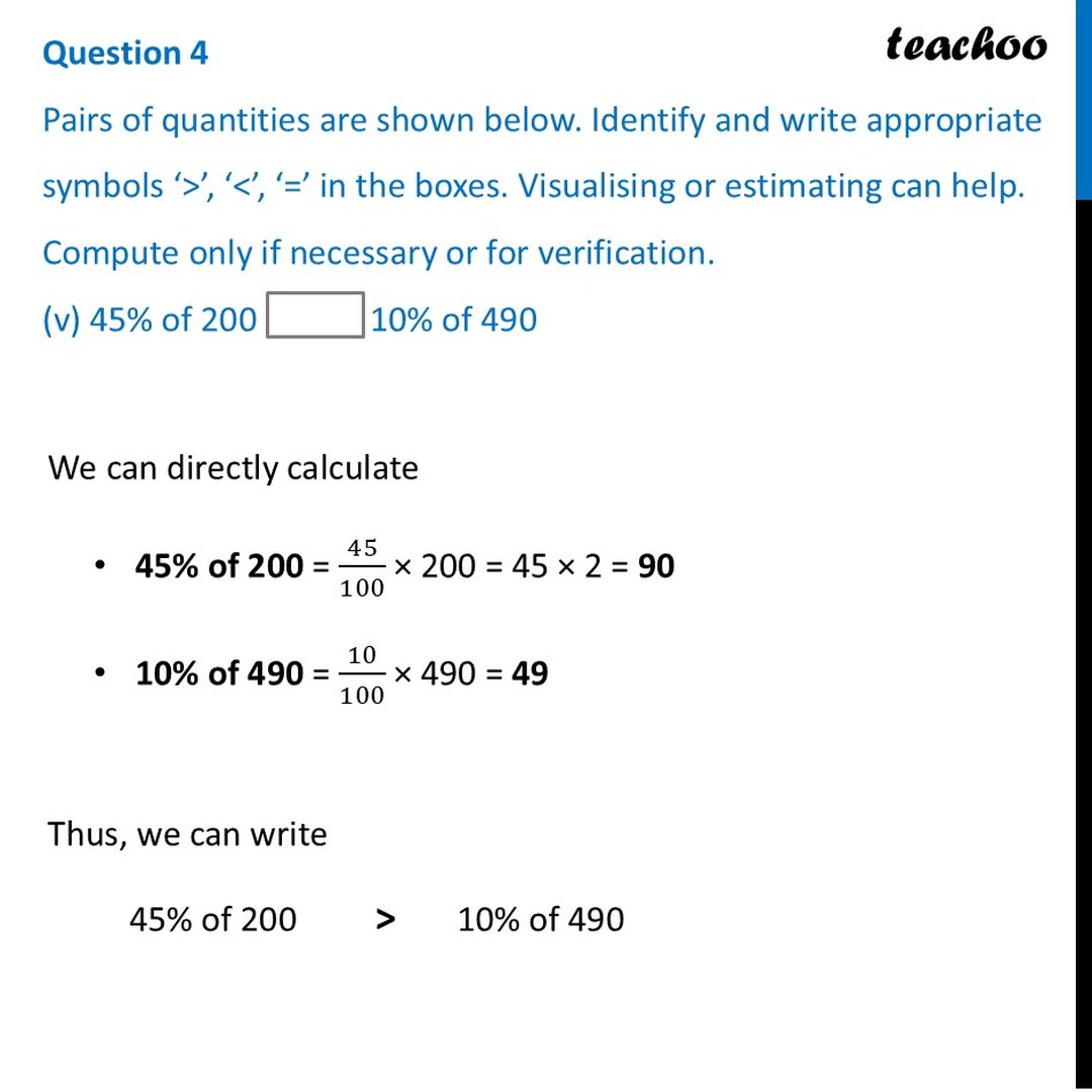 Pairs of quantities are shown below. Identify and write appropriate
