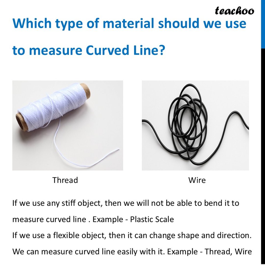 How to measure length of a Curved Line? [Class 6 Curiosity] - Teachoo