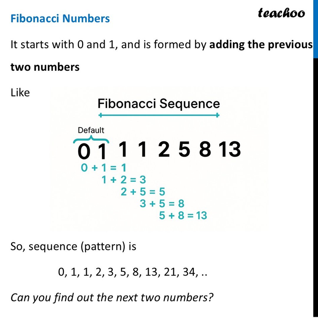 Patterns in numbers - Patterns in Numbers