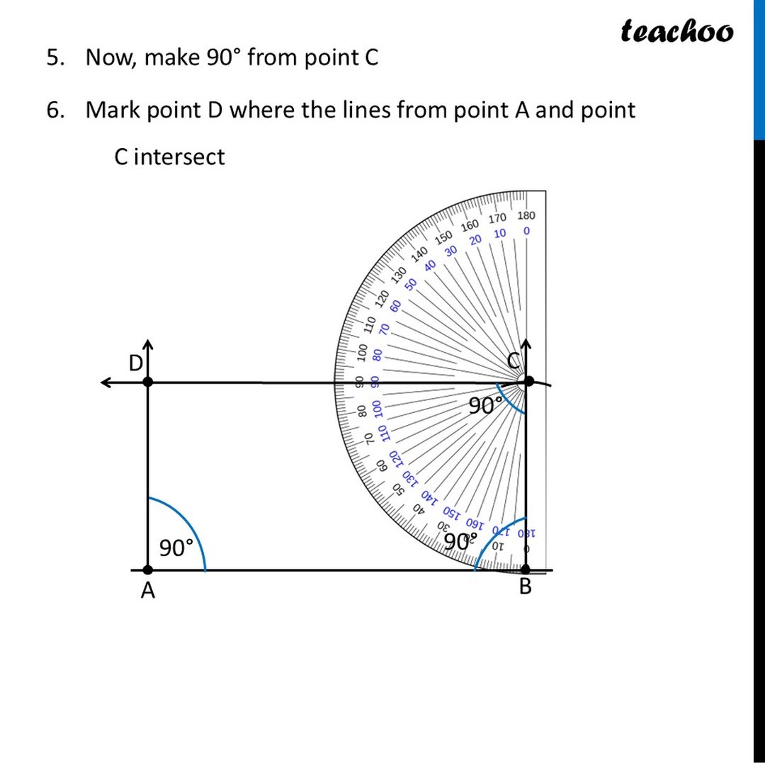 Construct a Square within a Rectangle – Step-by-Step Explanation