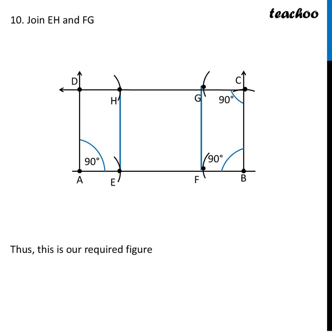 Construct a Square within a Rectangle – Step-by-Step Explanation