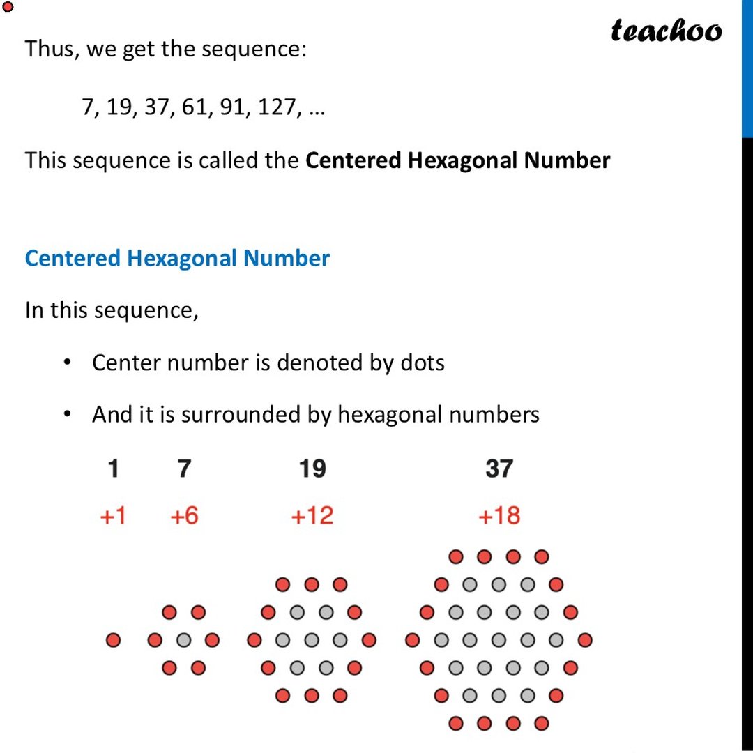 What happens when you multiply the triangular numbers by 6 and add 1?