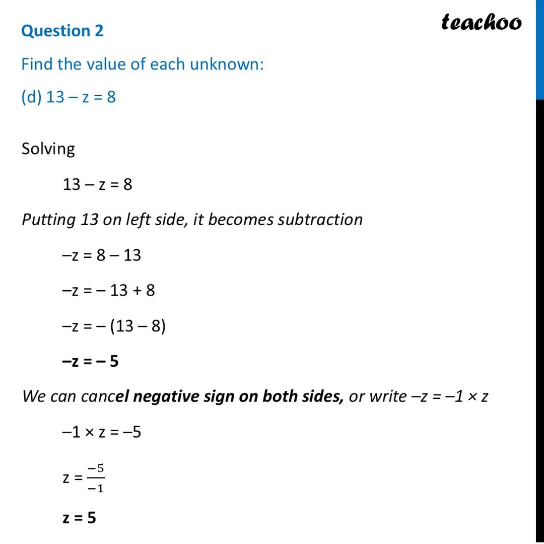 Find the value of each unknown: (a) 2y = 60 [Ganita Prakash II]