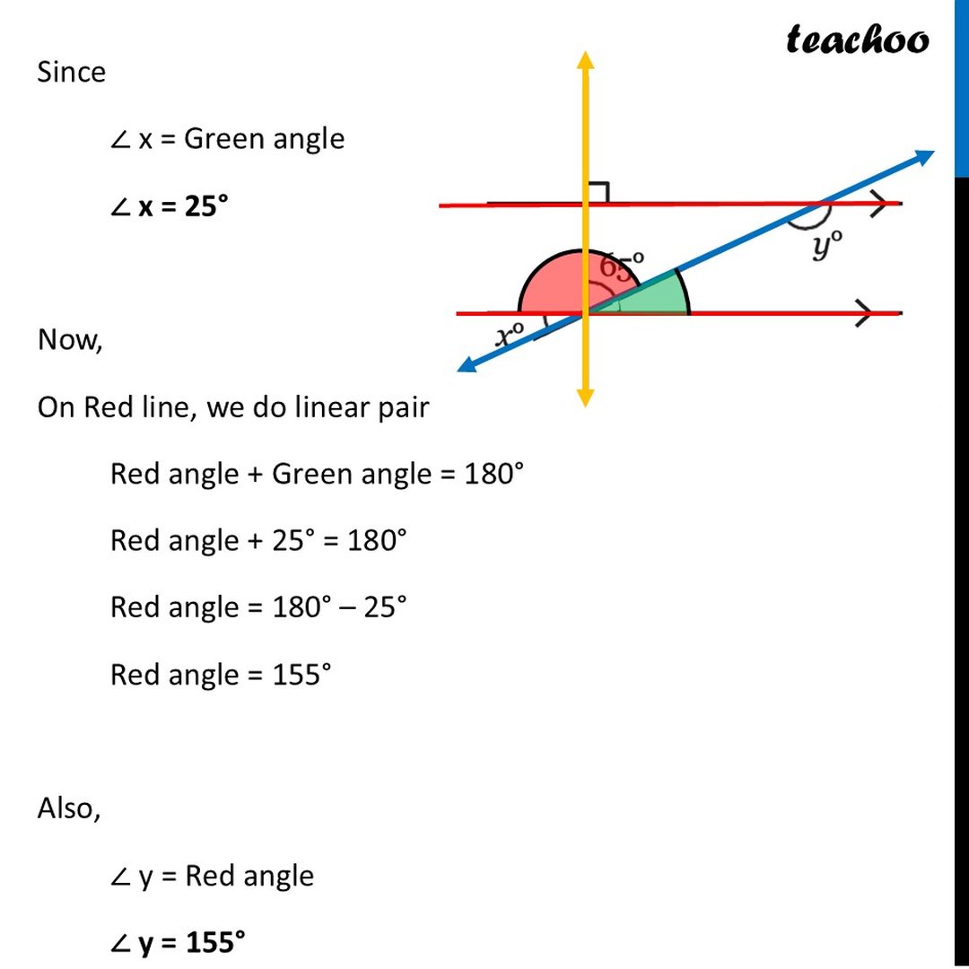 [Class 7] In the figures below, what angles do x and y stand for