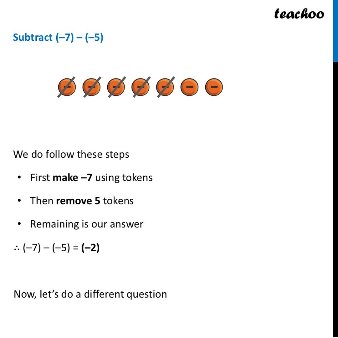[Class 7] Token Model for Adding and Subtracting Integers - 5+Examples