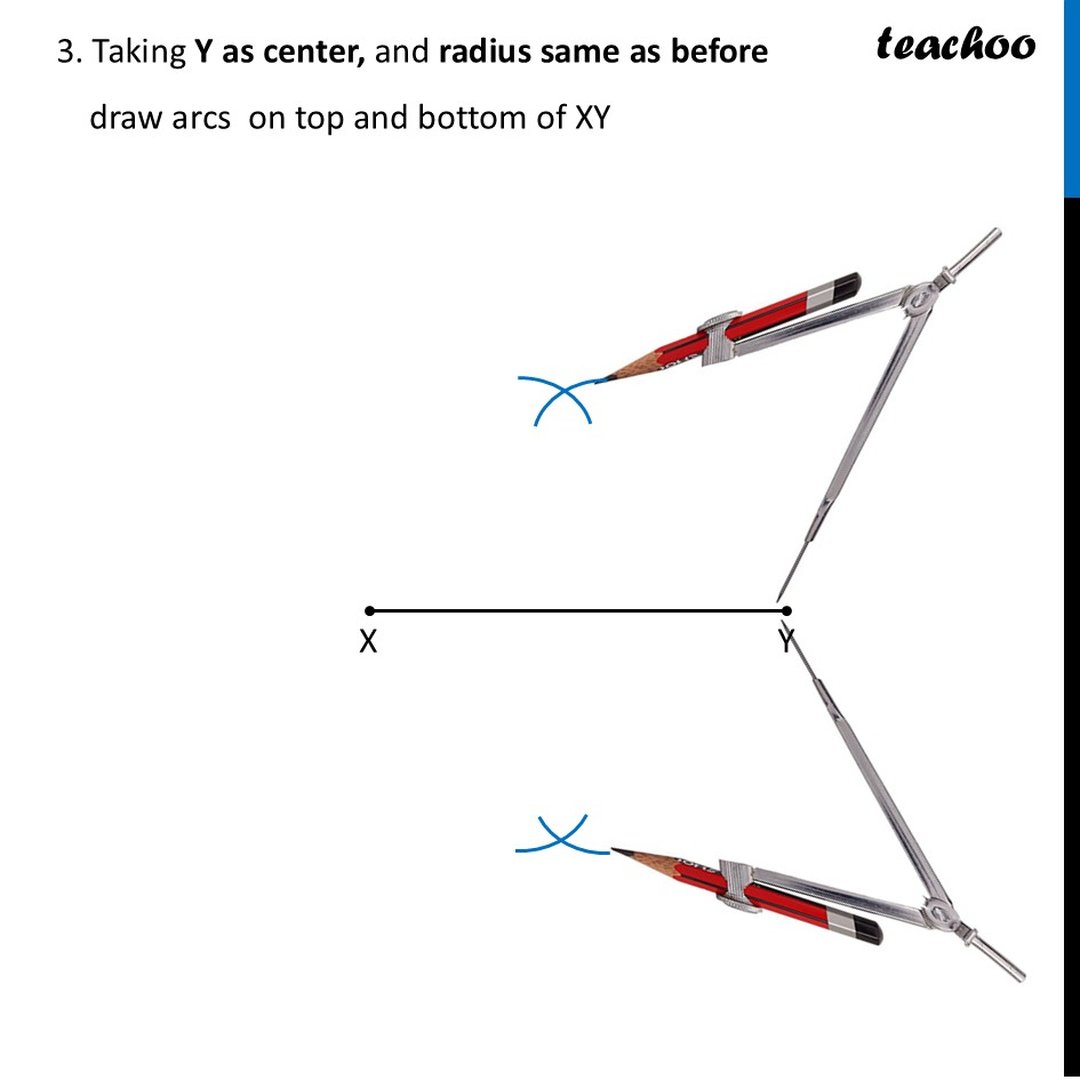 Constructing a Perpendicular Bisector - Step-by-Step (with Logic)