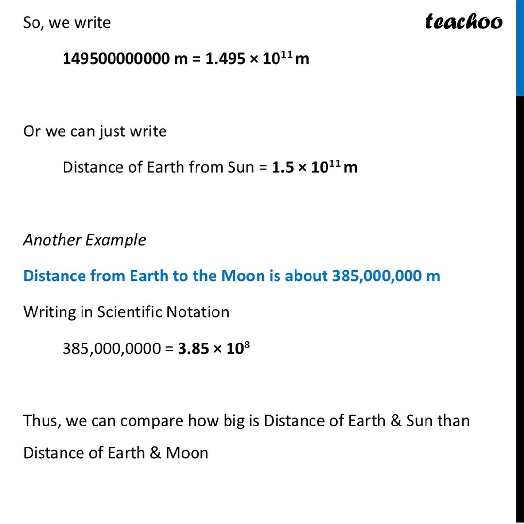 Scientific Notation - Explanation, Examples, Why used - Teachoo