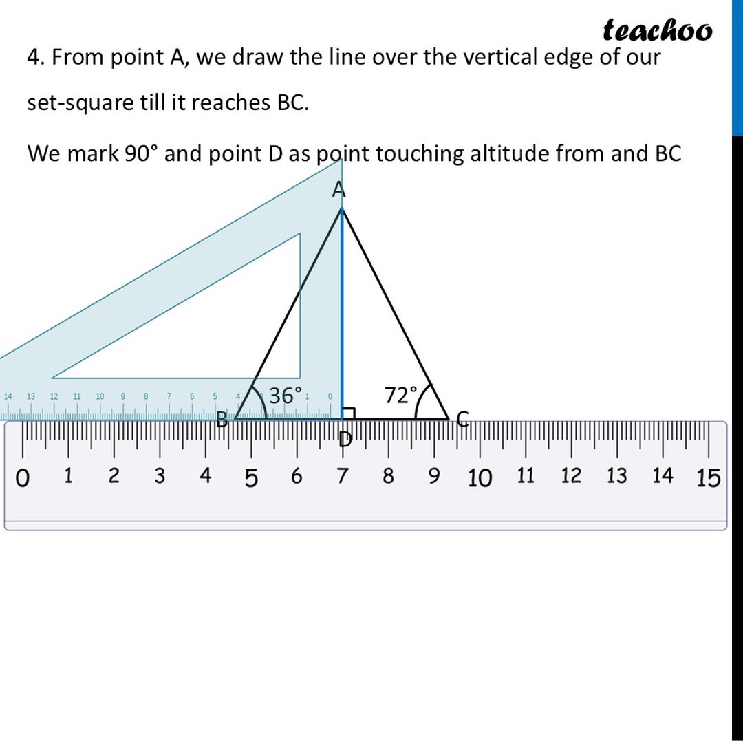 Construction of the Altitudes of a Triangle - Step-by-Step Explanation