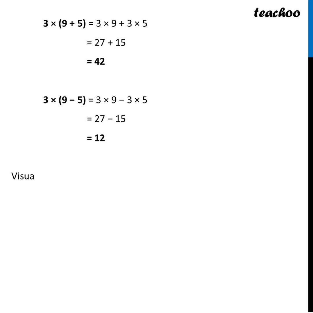 [Class 7 Maths] Distributive Property for Integers - With 4+Examples