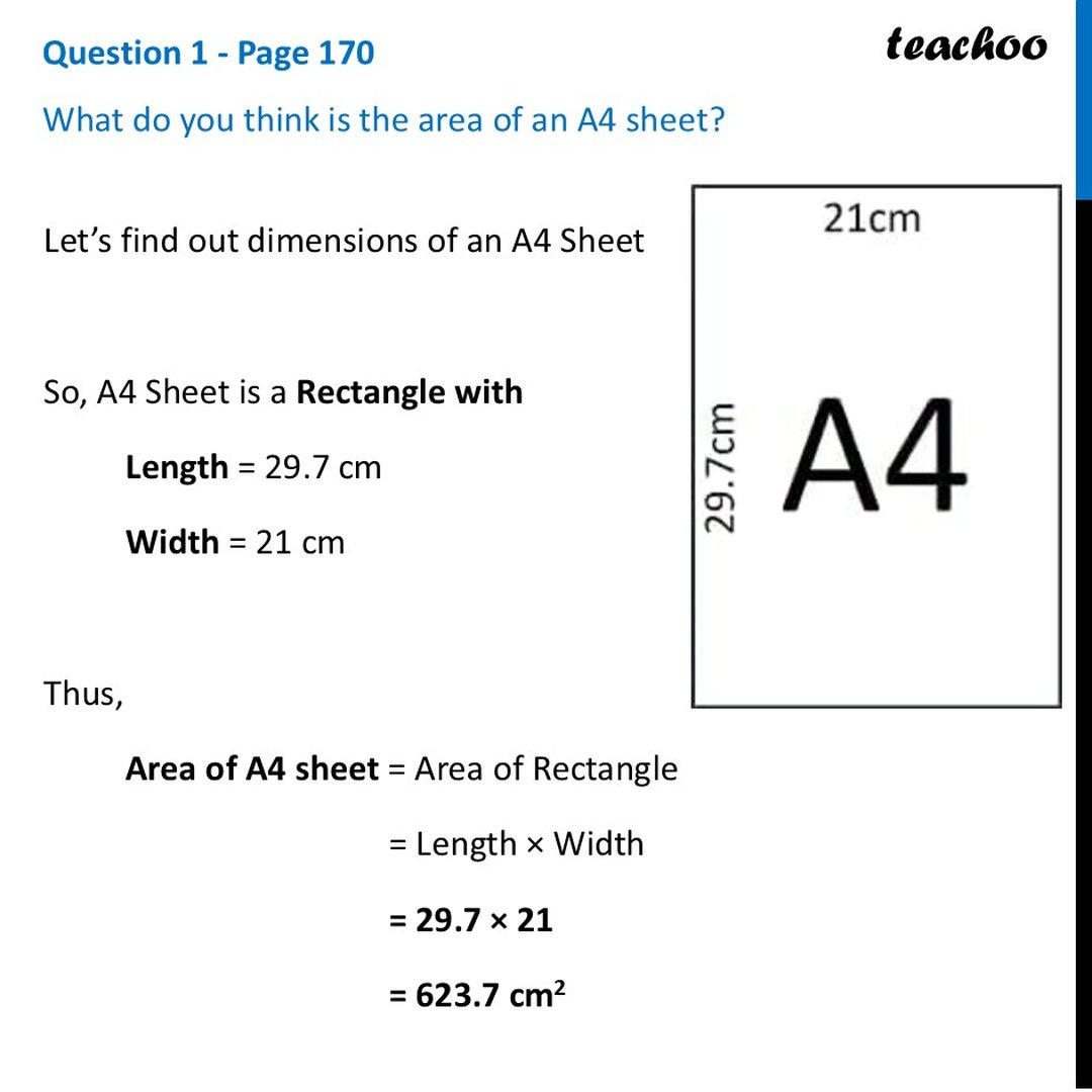 What do you think is the area of an A4 sheet? [Class 8 Ganita Prakash]