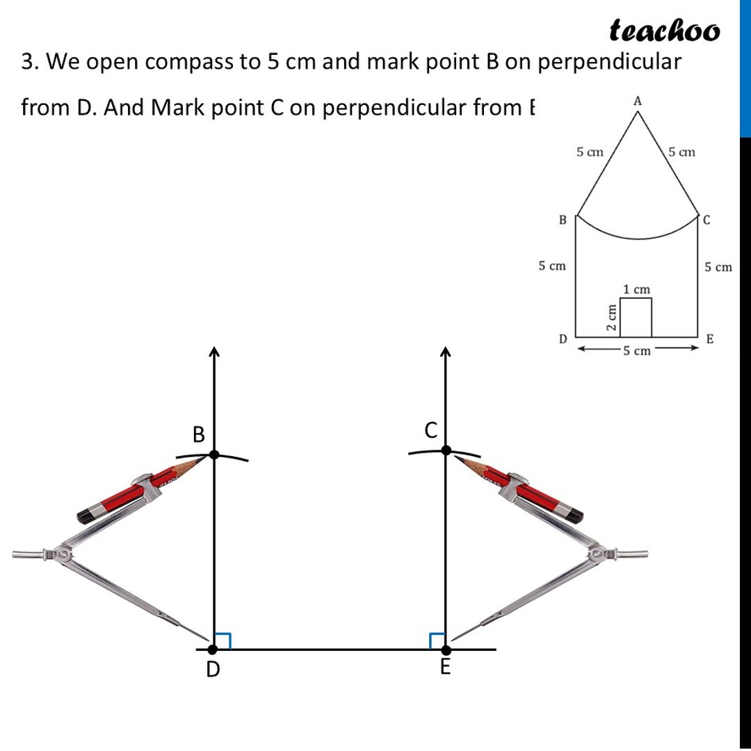 [Class 6] Constructing a House – Step-by-Step Geometry Construction