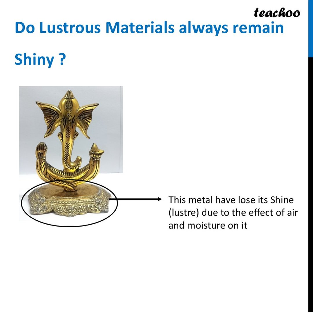 Lustrous and Non - Lustrous Materials [Class 6 Curiosity] - Teachoo