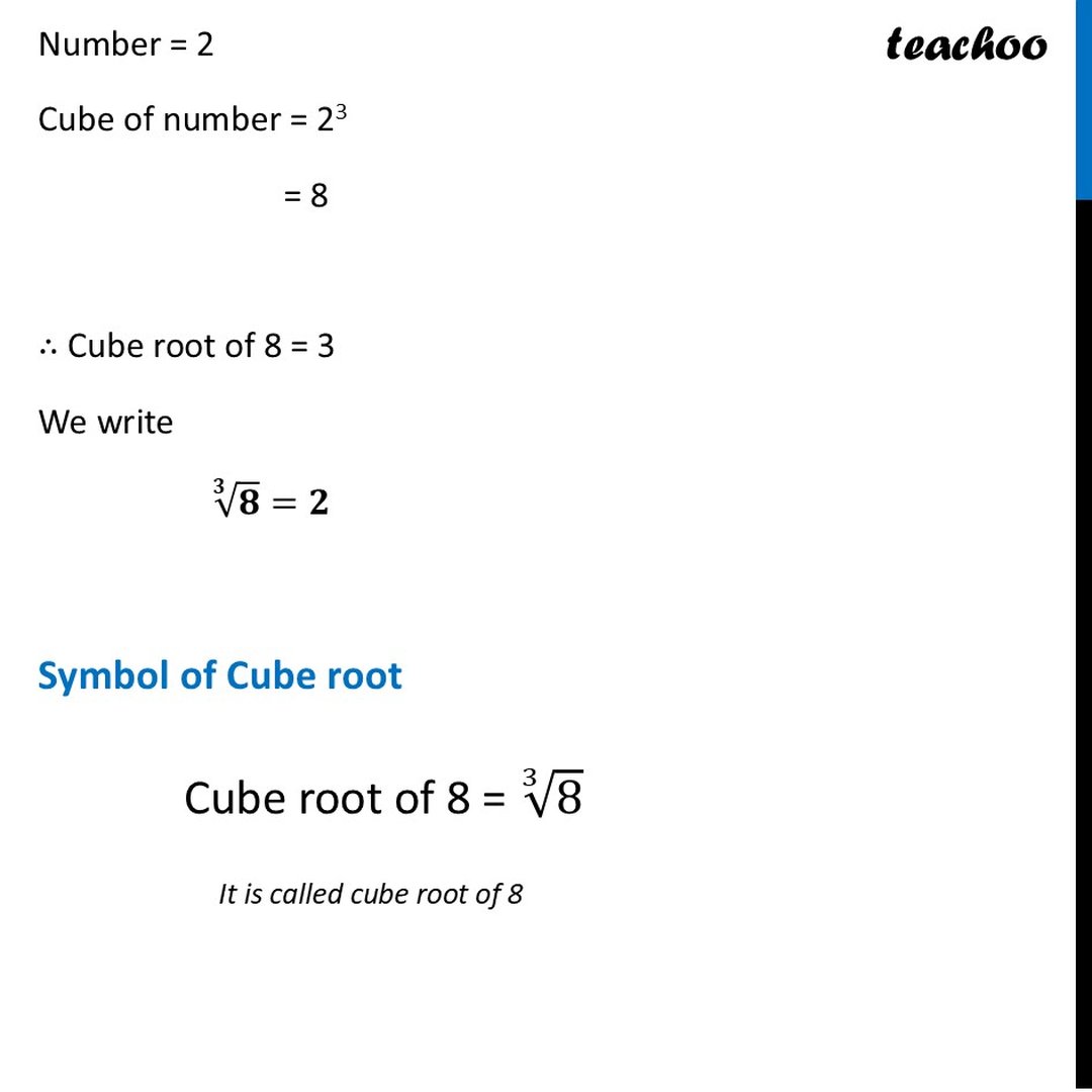 What is Cube Root? - How to Find? - Examples (Explained with Video)