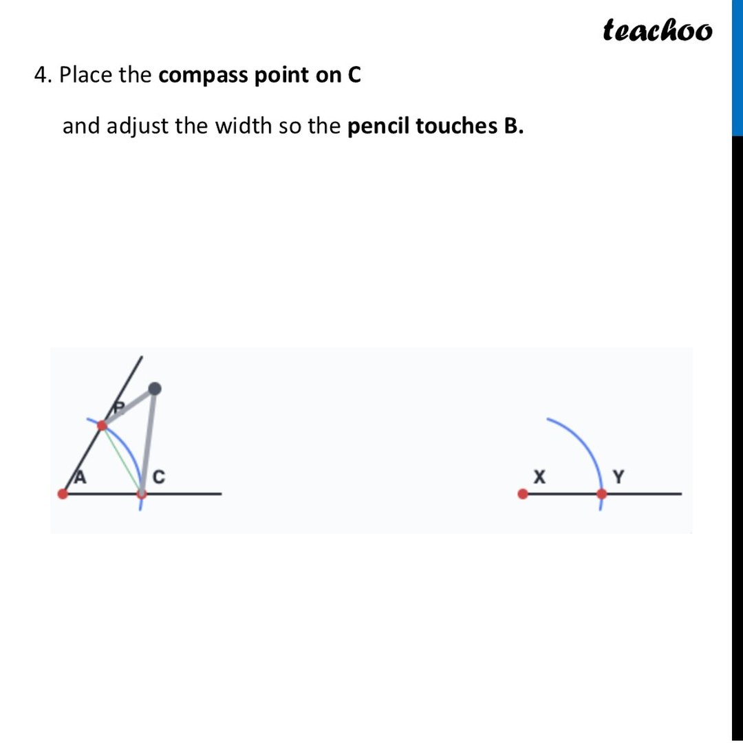 Constructing Copy of an Angle - Explanation + Worksheet - Teachoo