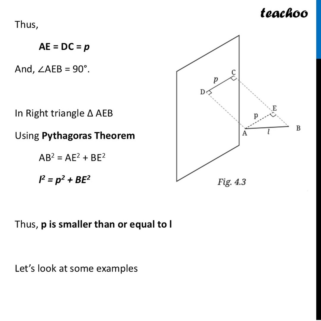 Length of a Line in Projection - Formula + Examples - Ganita Prakash