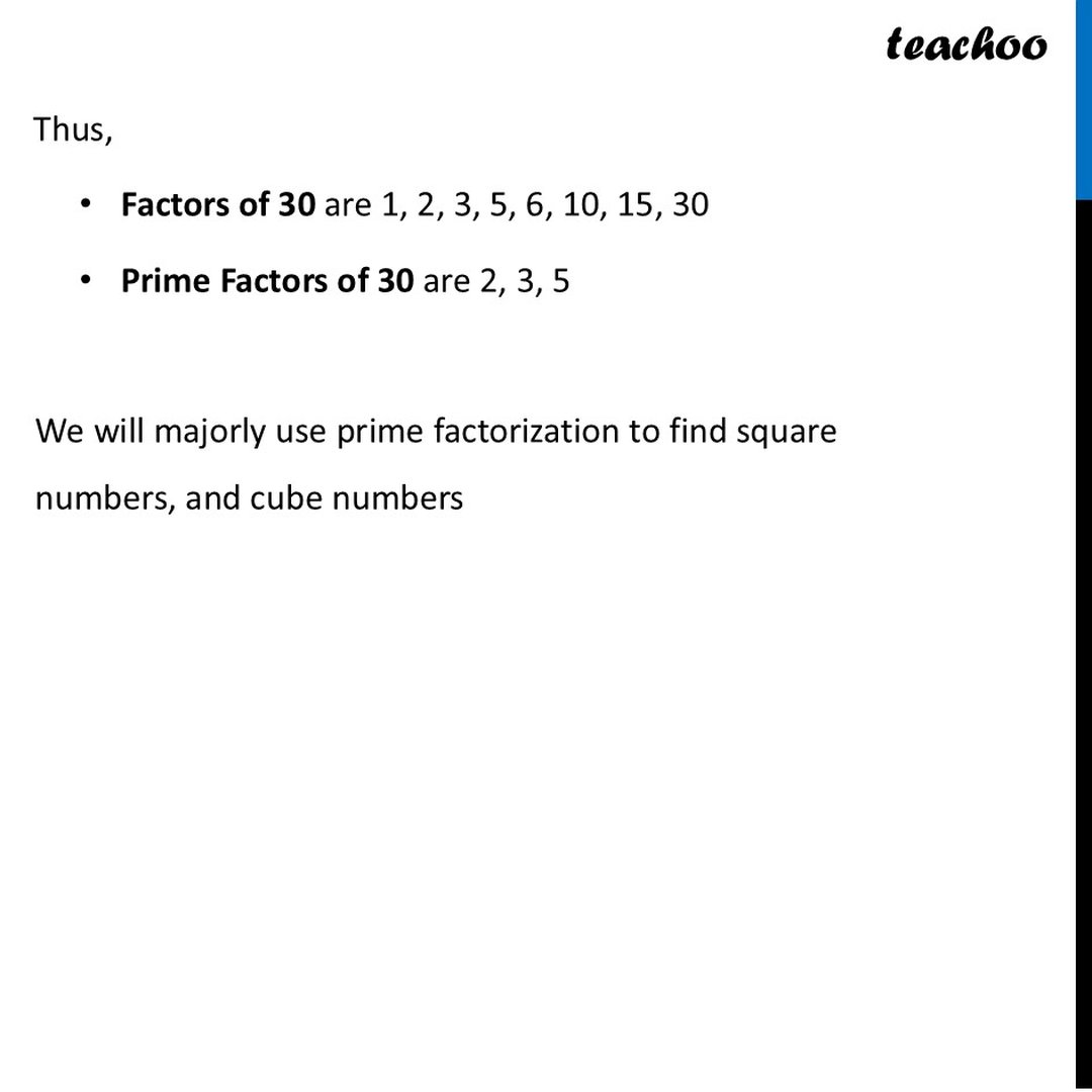 [A Square & a Cube - Class 8] Factors & Prime Factorisation (Revision)