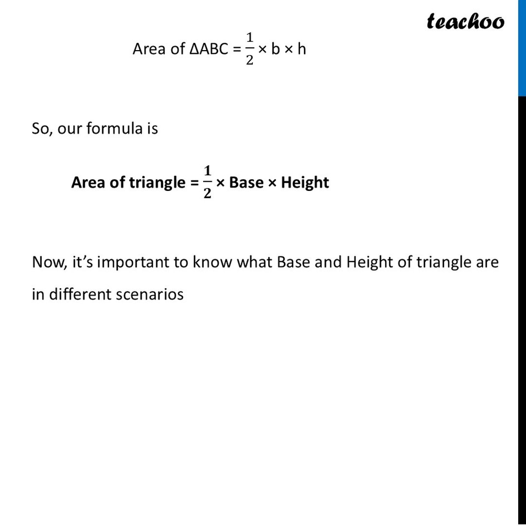 Area of Triangle - Formula, Examples - Class 8 Ganita Prakash Part 2