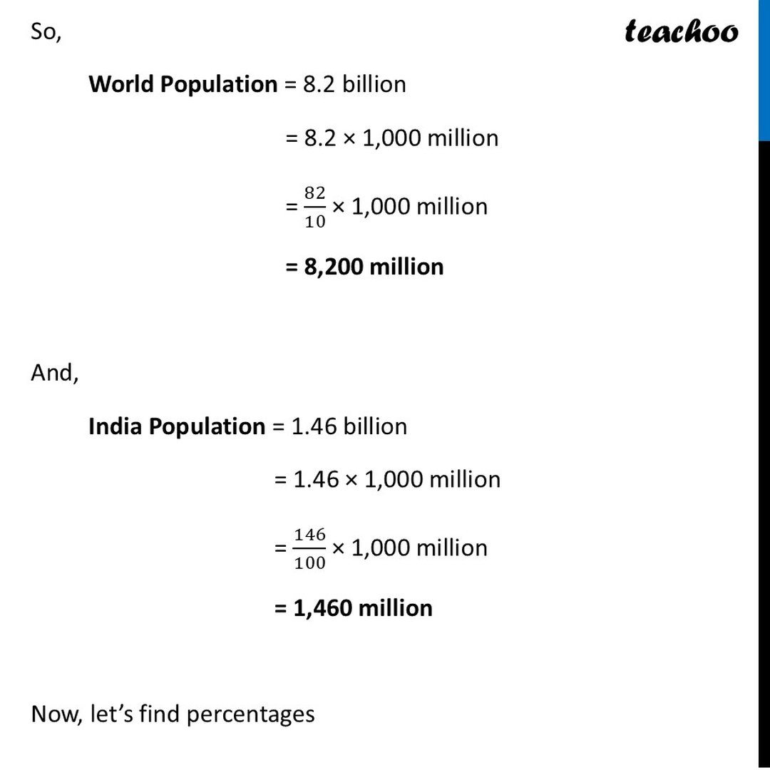 [Class 8] The population of the world in 2025 is about 8.2 billion