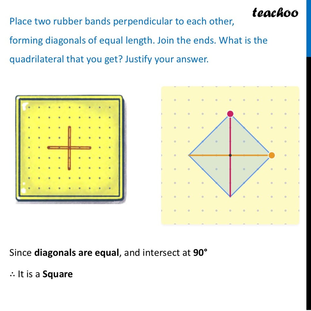 [Quadrilaterals] Geoboard Activity - Chapter 4 Class 8 Ganita Prakash