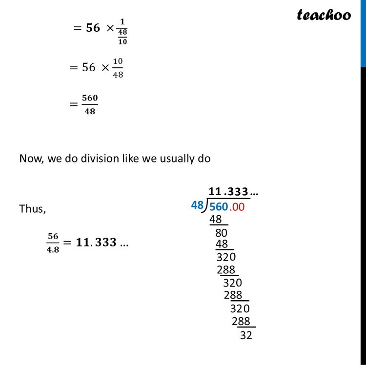 Division with a Decimal Divisor - With Examples [Ganita Prakash]