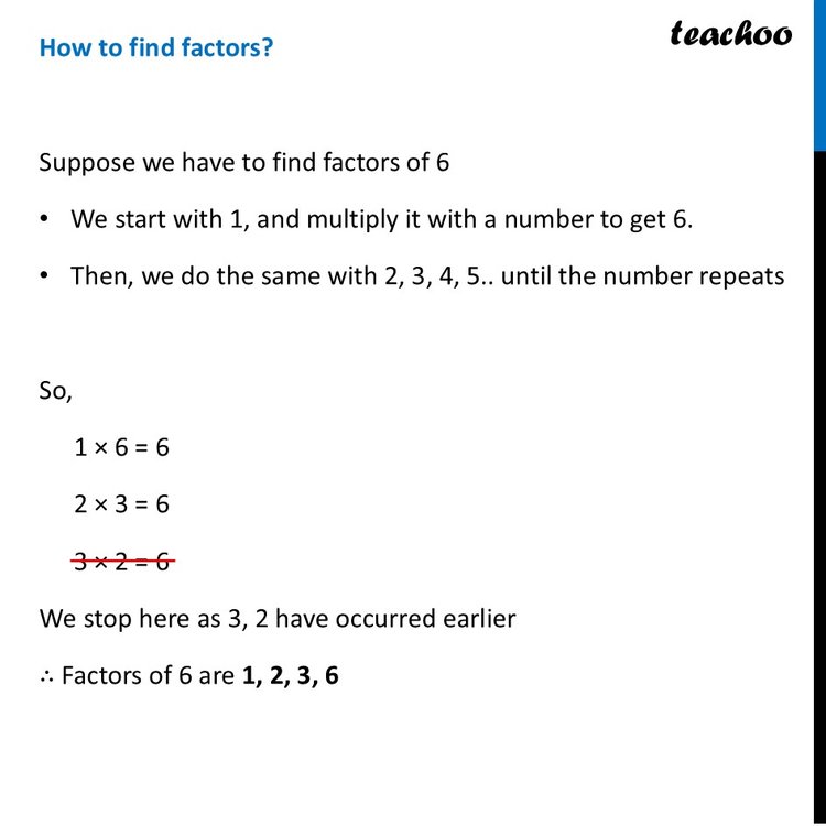 What are factors? - Properties, Examples [with Practice Question]