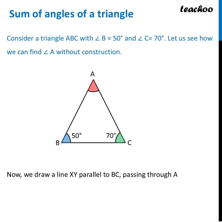 Sum of Angles of a Triangle [with Example] - Class 7 Ganita Prakash