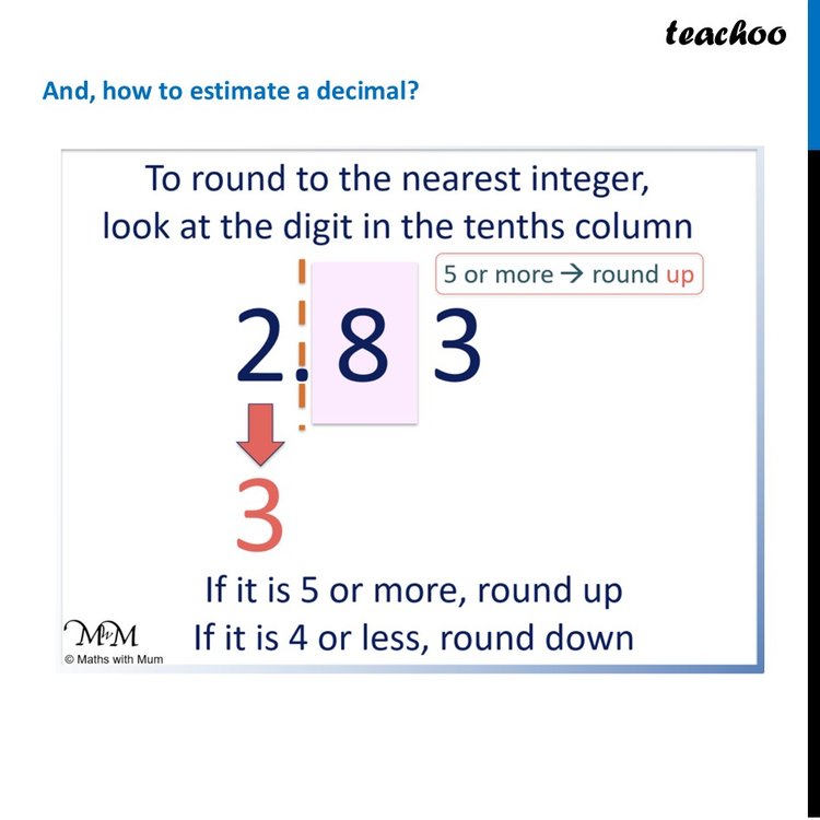 Estimating Sums and Differences - in Decimals (with examples)