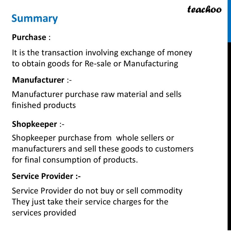 [Class 11 Accountancy] Different Types of Purchase - Teachoo