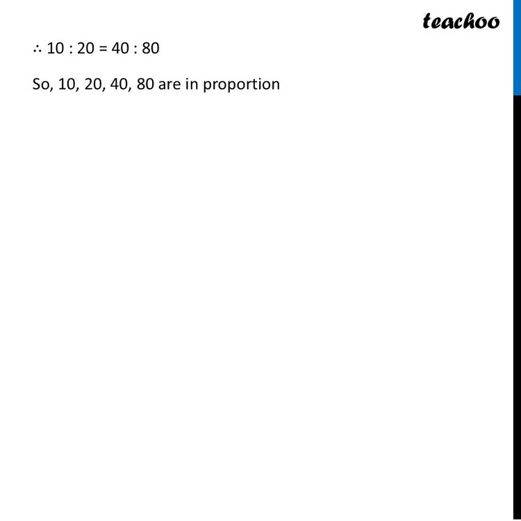 Proportion - Definition, How to check (2+ Examples) - Teachoo