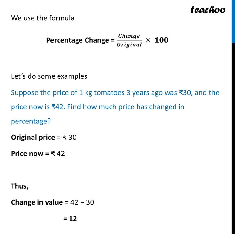 Percentage Increase or Decrease - with 2+ Examples (and Formula)